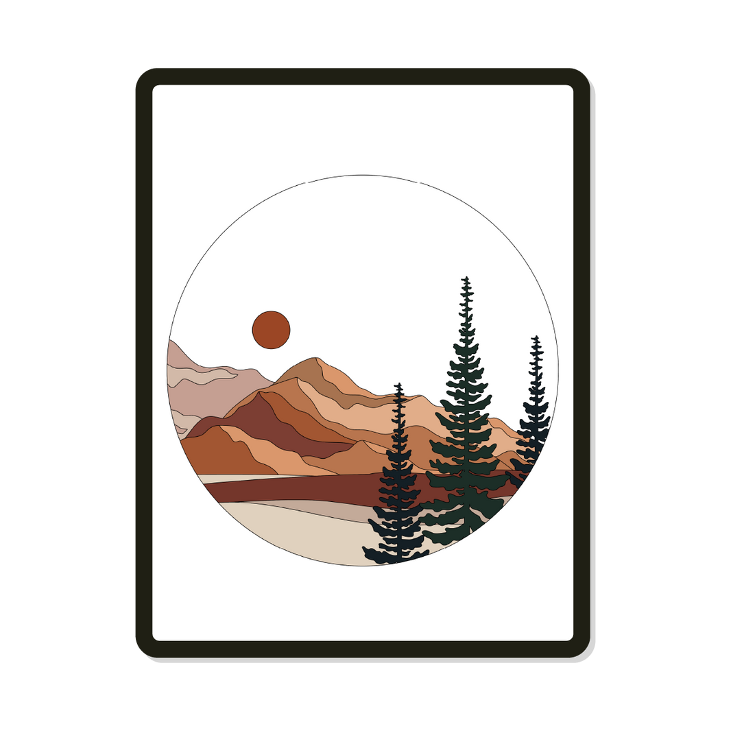 Landscape Theme | Digital Laser Templates – Hey Birdee