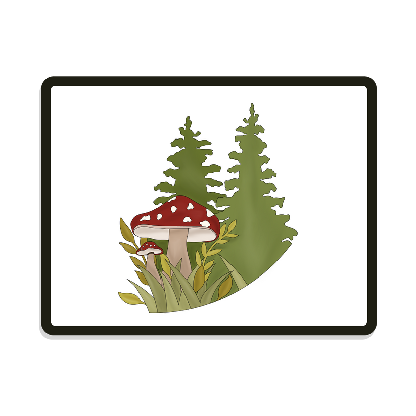 Toadstool | Digital SVG Template – Hey Birdee
